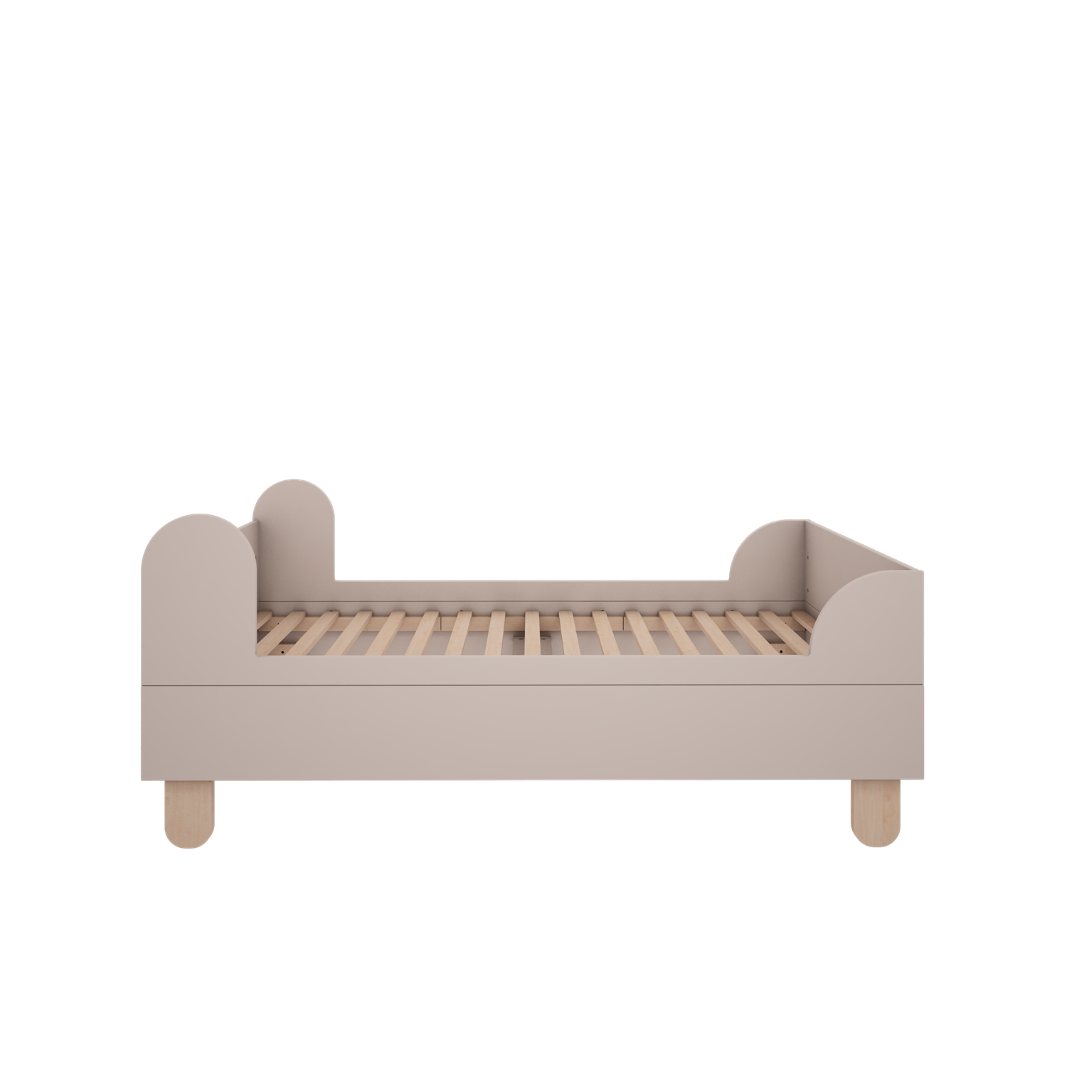 Basic bed 80 x 160 cashmere | furniture for kids | Wood Luck | Wood ...