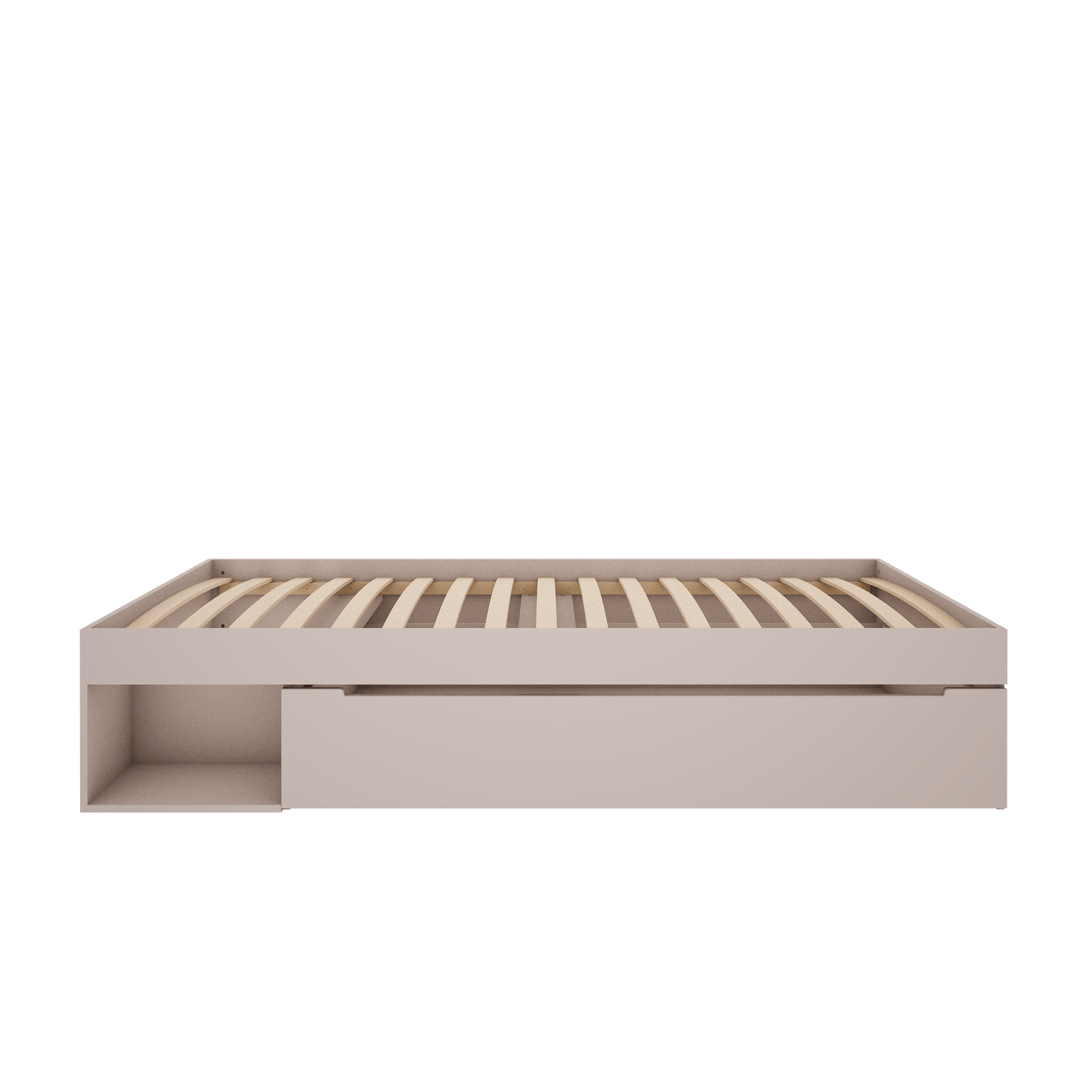 bed 90 x 200 cm with drawer, cashmere | Wood Luck Design | Wood Luck Design